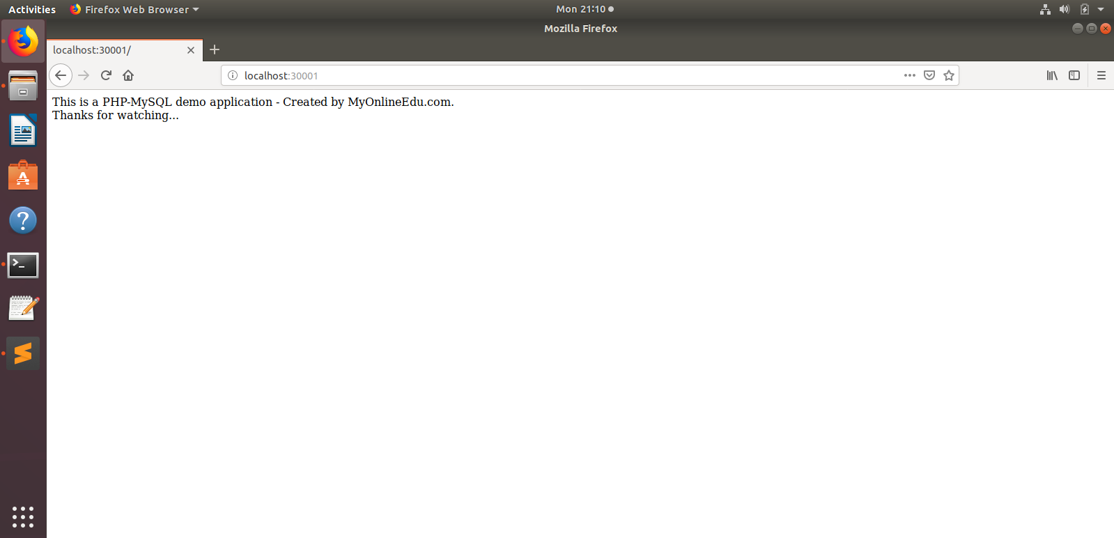 Build Docker Container For Php 7 And Mysql Based Application Blog Myonlineedu